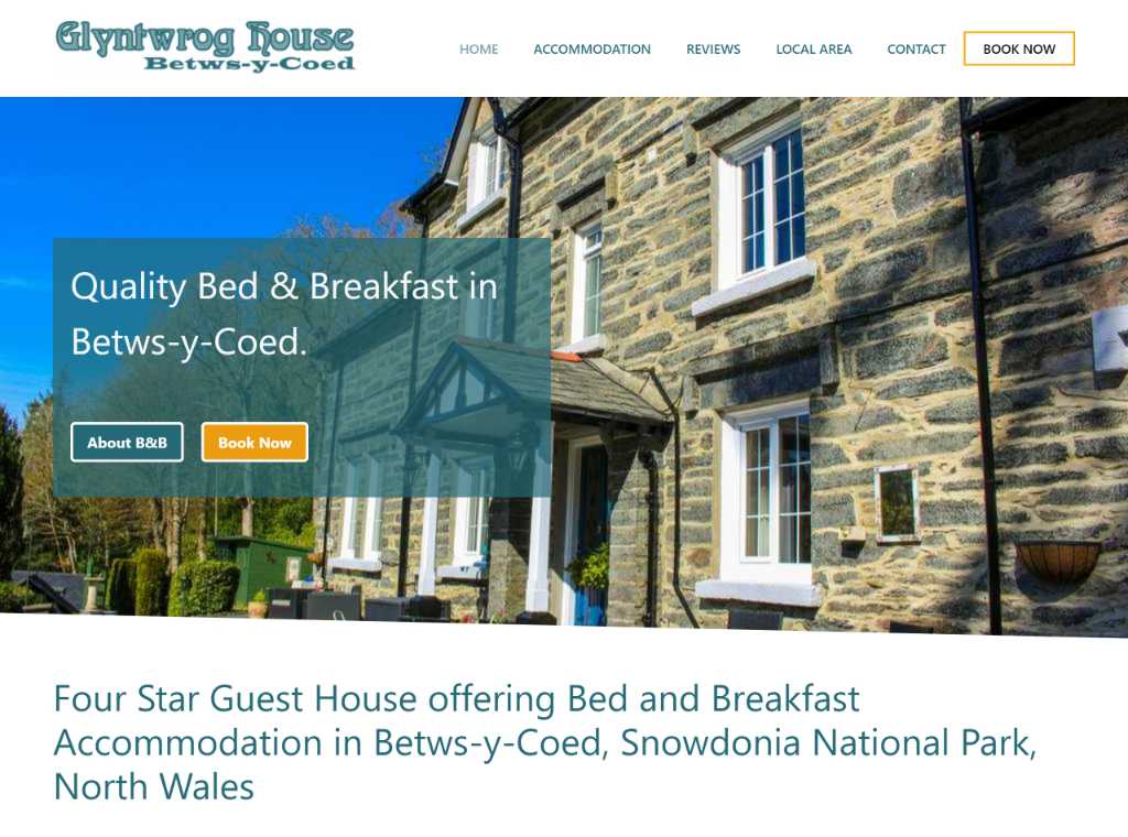 Websites designed in North Wales by PJ WebWorks. Bilingual available.